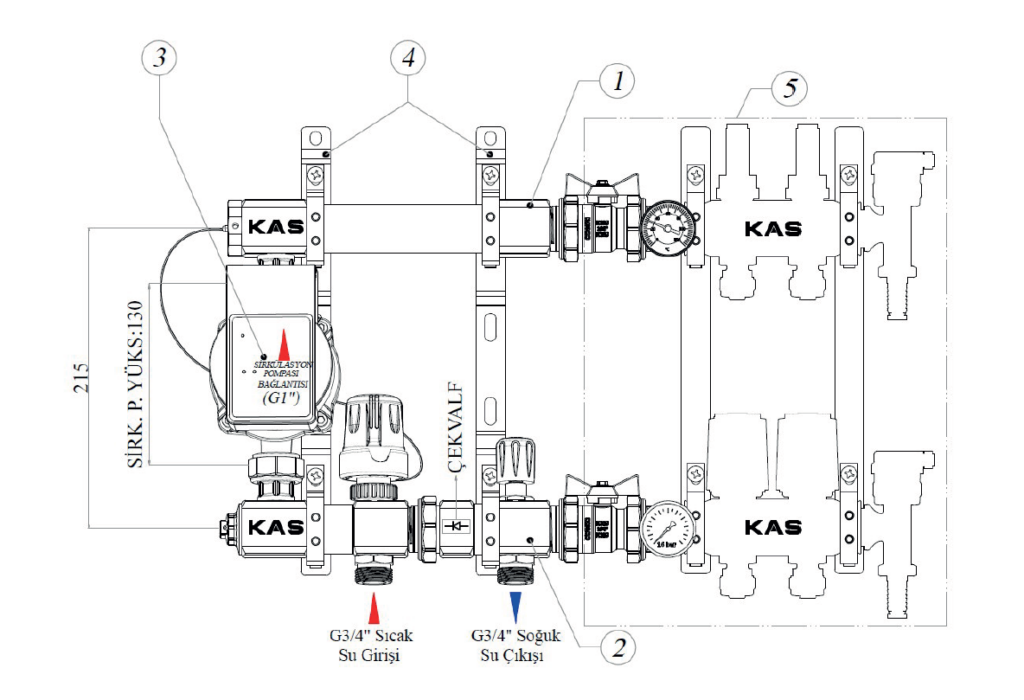 Compact Mixing Circuit - KAS Therm